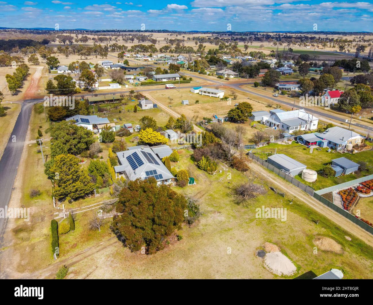 Aerial view of Deepwater, New South Wales Stock Photo - Alamy