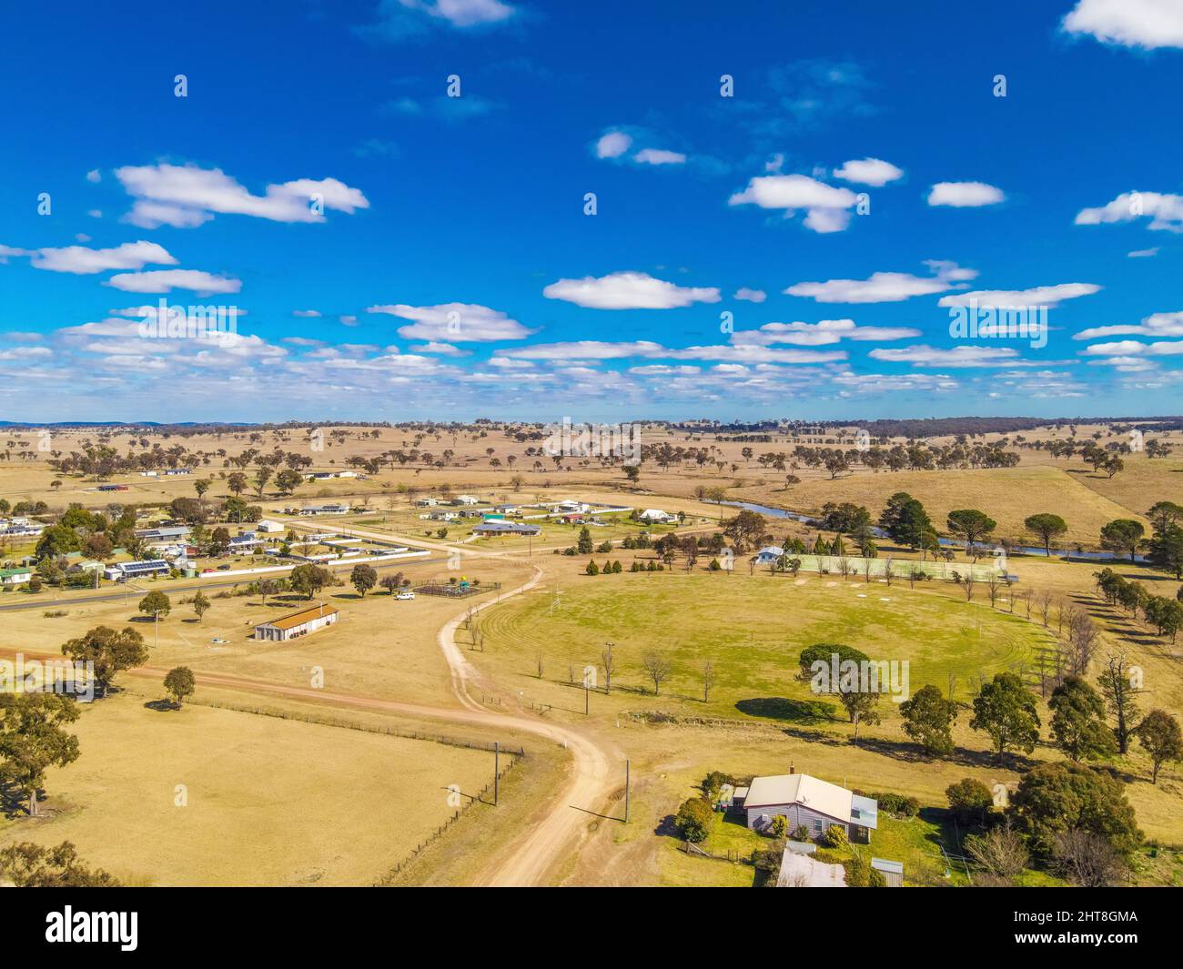 Aerial view of Deepwater, New South Wales Stock Photo - Alamy