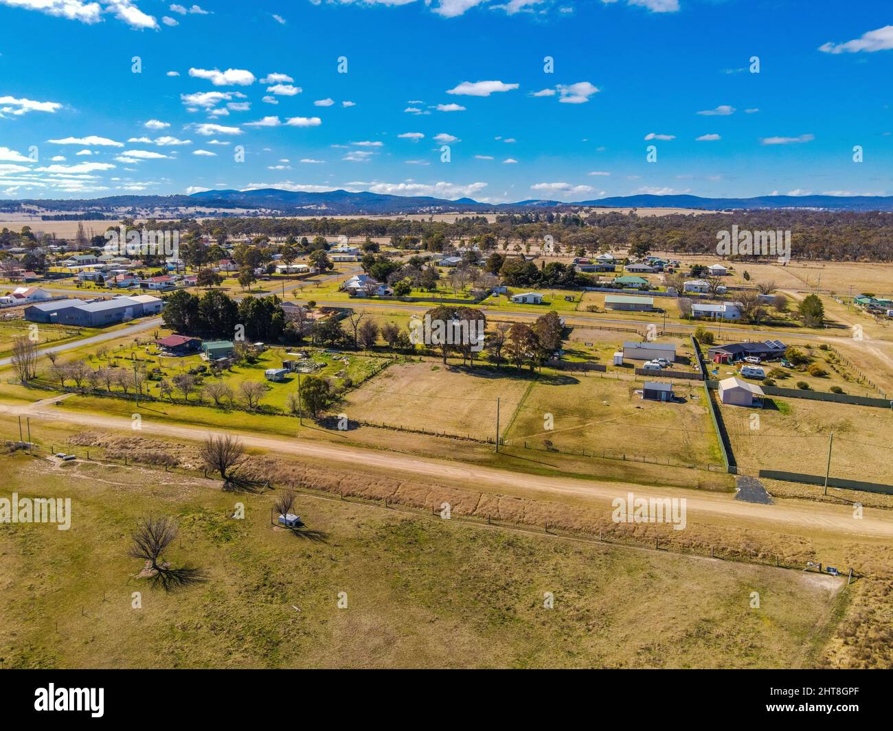 Aerial view of Deepwater, New South Wales Stock Photo - Alamy