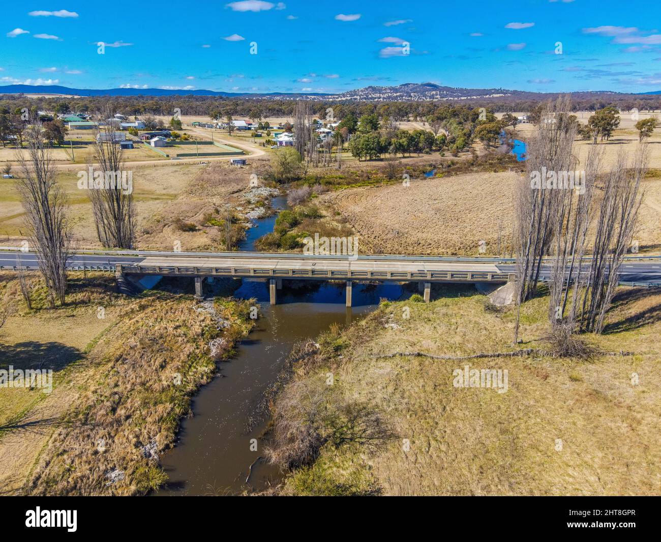 Aerial view of Deepwater, New South Wales Stock Photo - Alamy