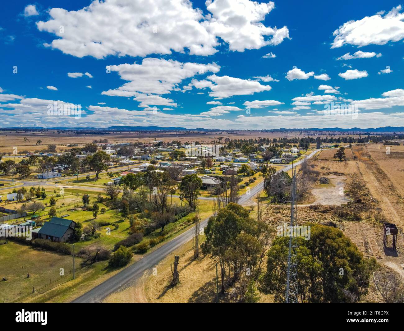 Aerial view of Deepwater, New South Wales Stock Photo - Alamy