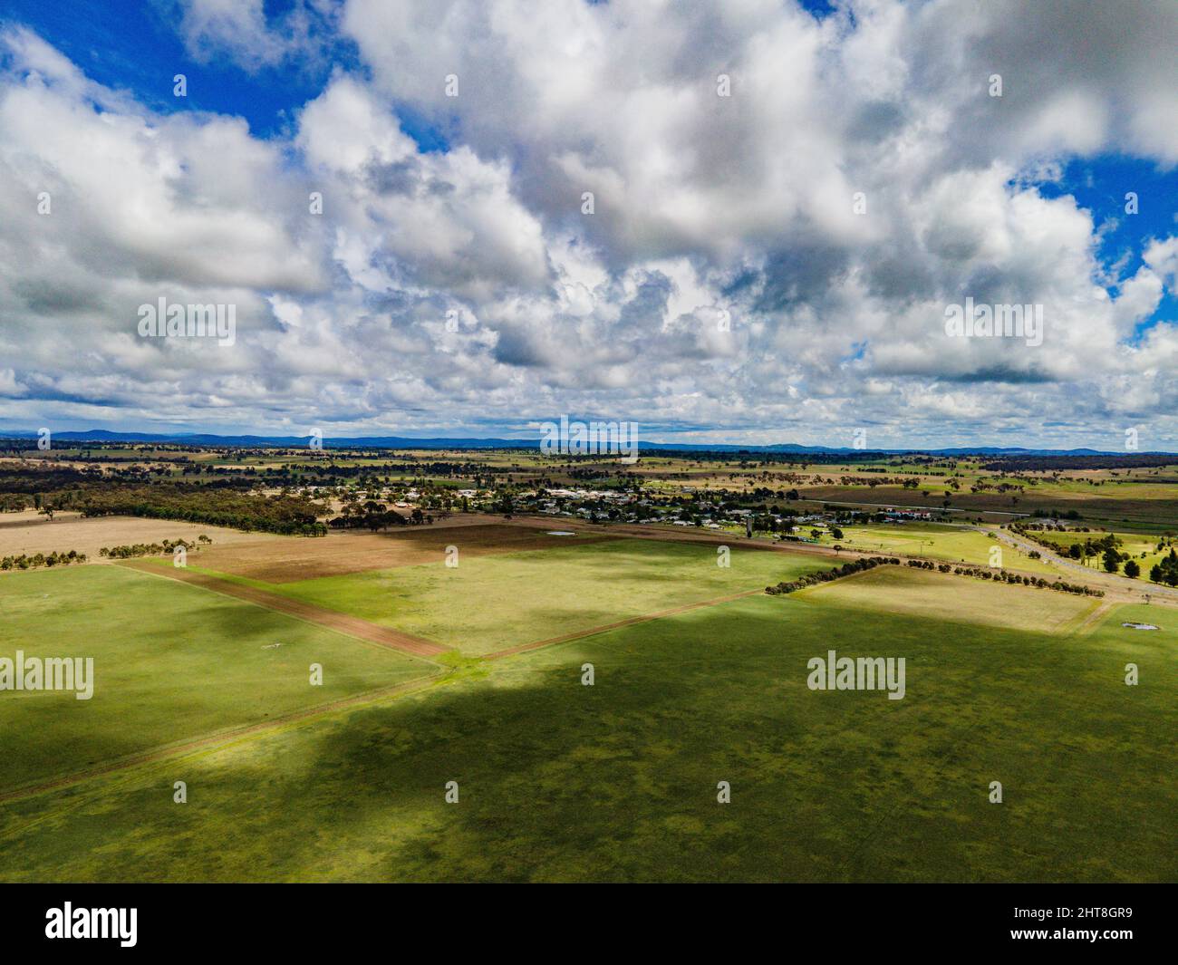Aerial view of Deepwater, New South Wales Stock Photo - Alamy
