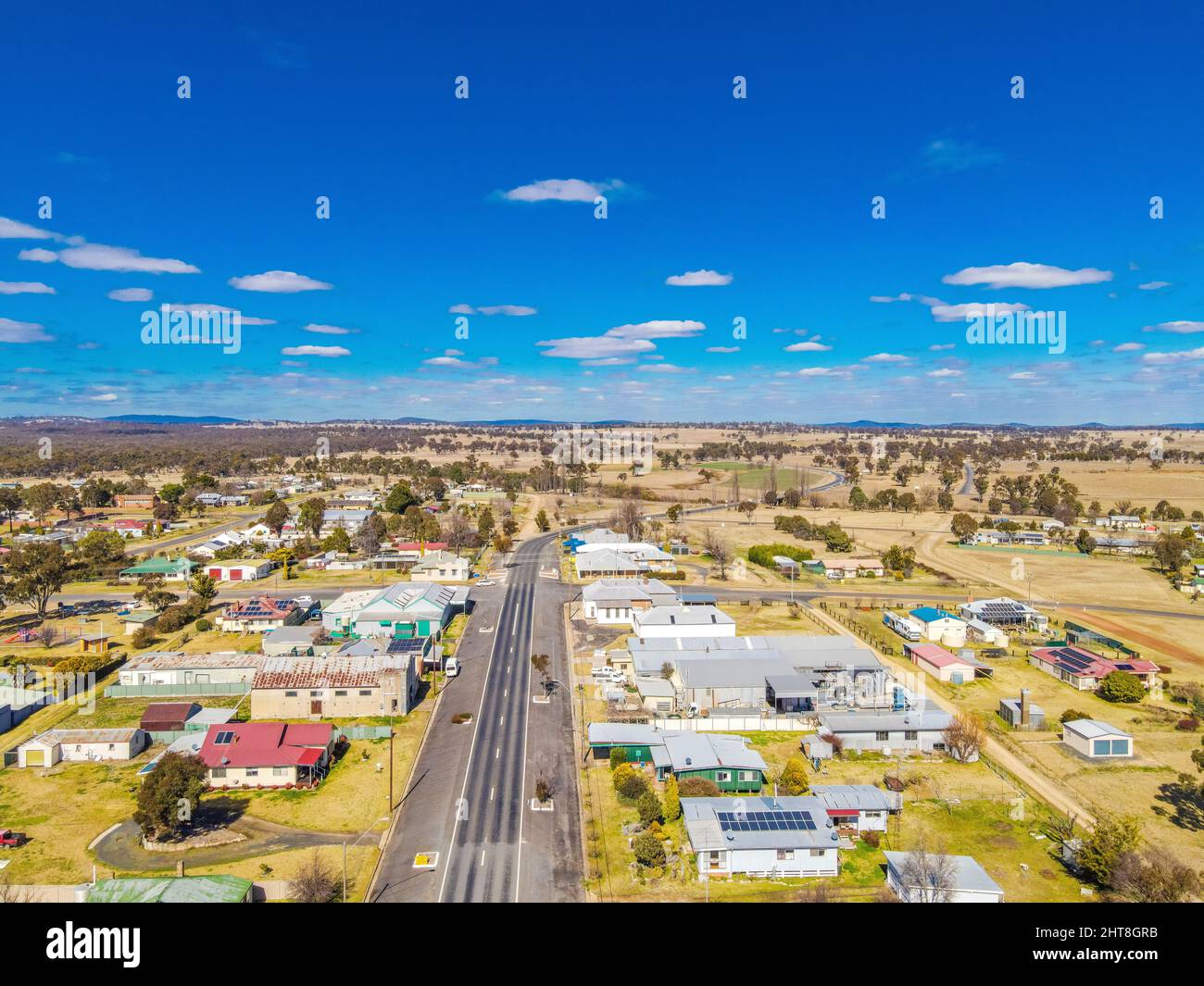 Aerial view of Deepwater, New South Wales Stock Photo - Alamy