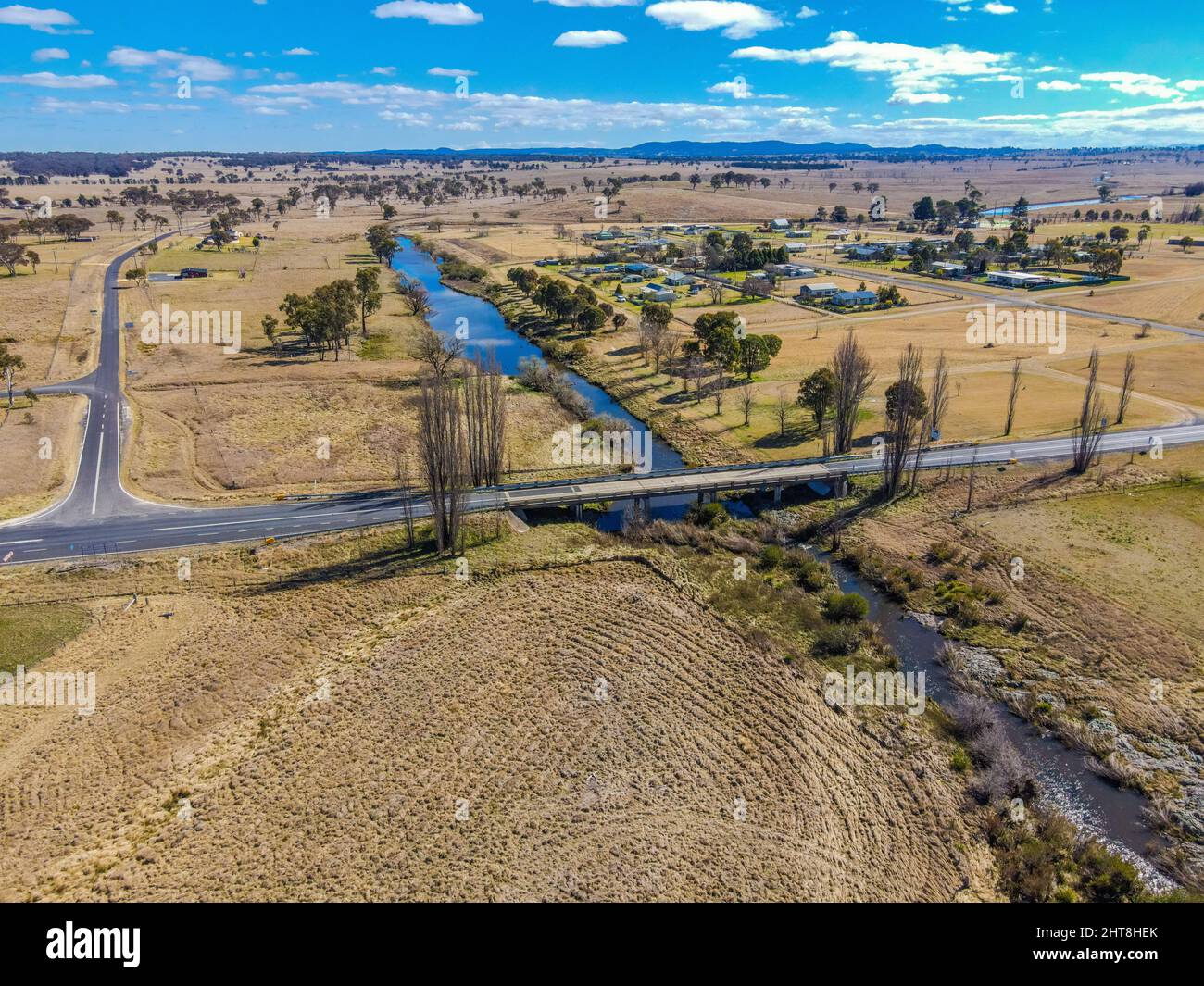 Aerial view of Deepwater, New South Wales Stock Photo - Alamy