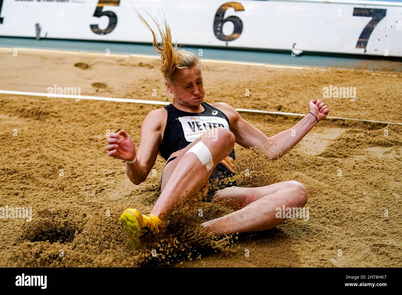 APELDOORN, NETHERLANDS - FEBRUARY 27: Anouk Vetter competing during the ...