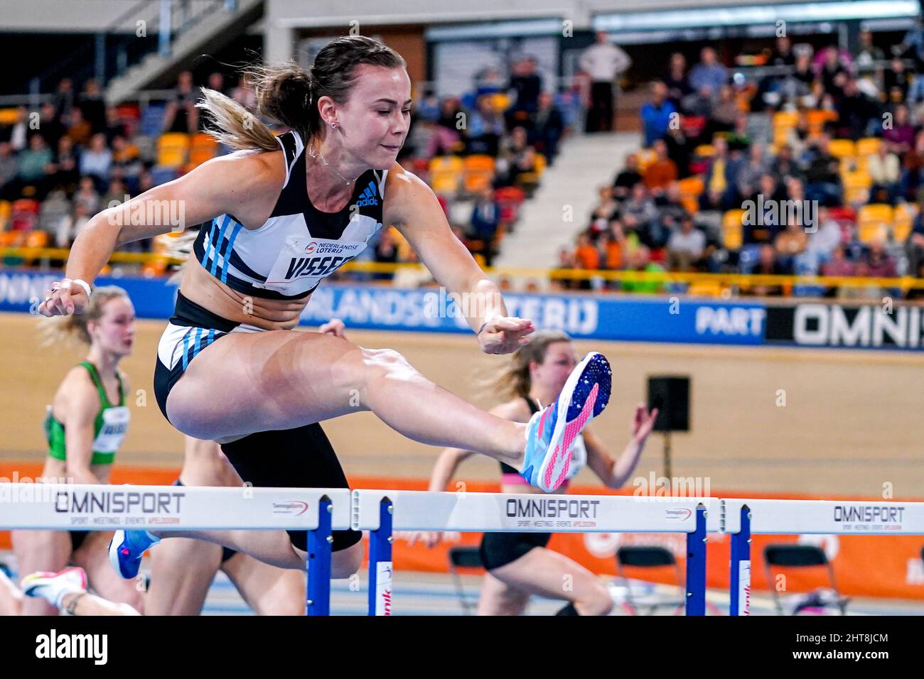 APELDOORN, NETHERLANDS - FEBRUARY 27: Nadine Visser competing during the NK Indoor Atletiek at ...