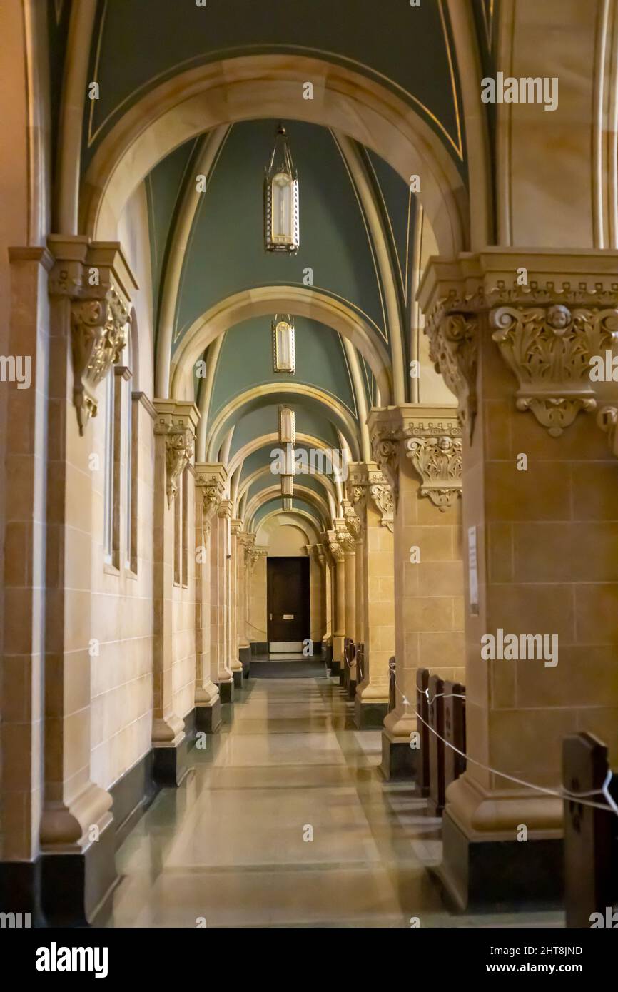 Vertical shot of the inside an old church and Basilica Holy Hill shrine ...