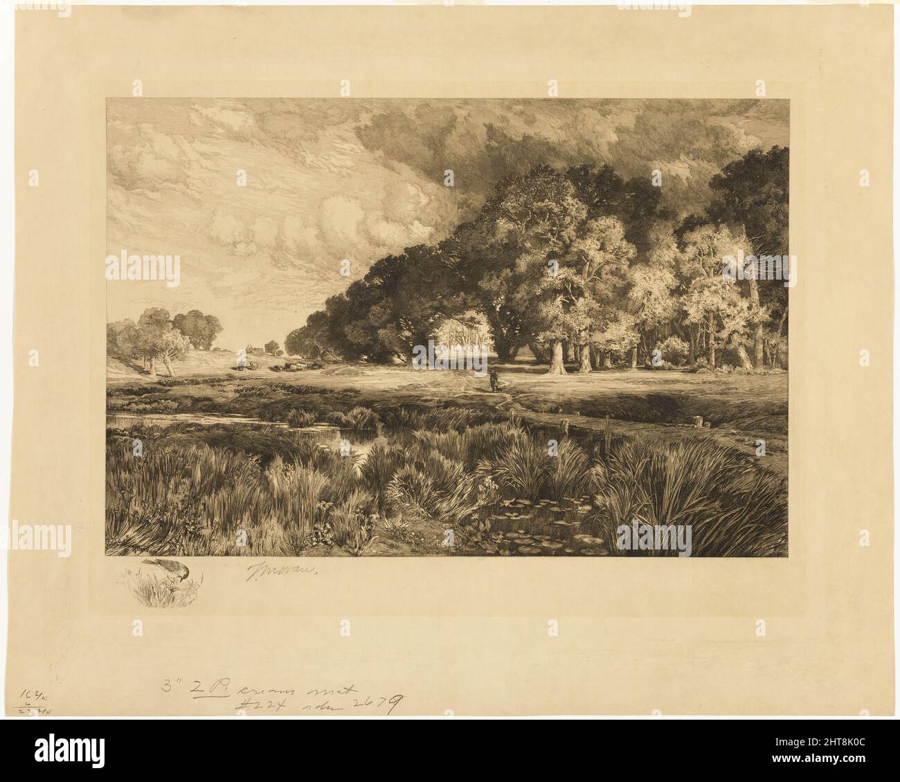 Long Island Landscape, 1889 Stock Photo - Alamy