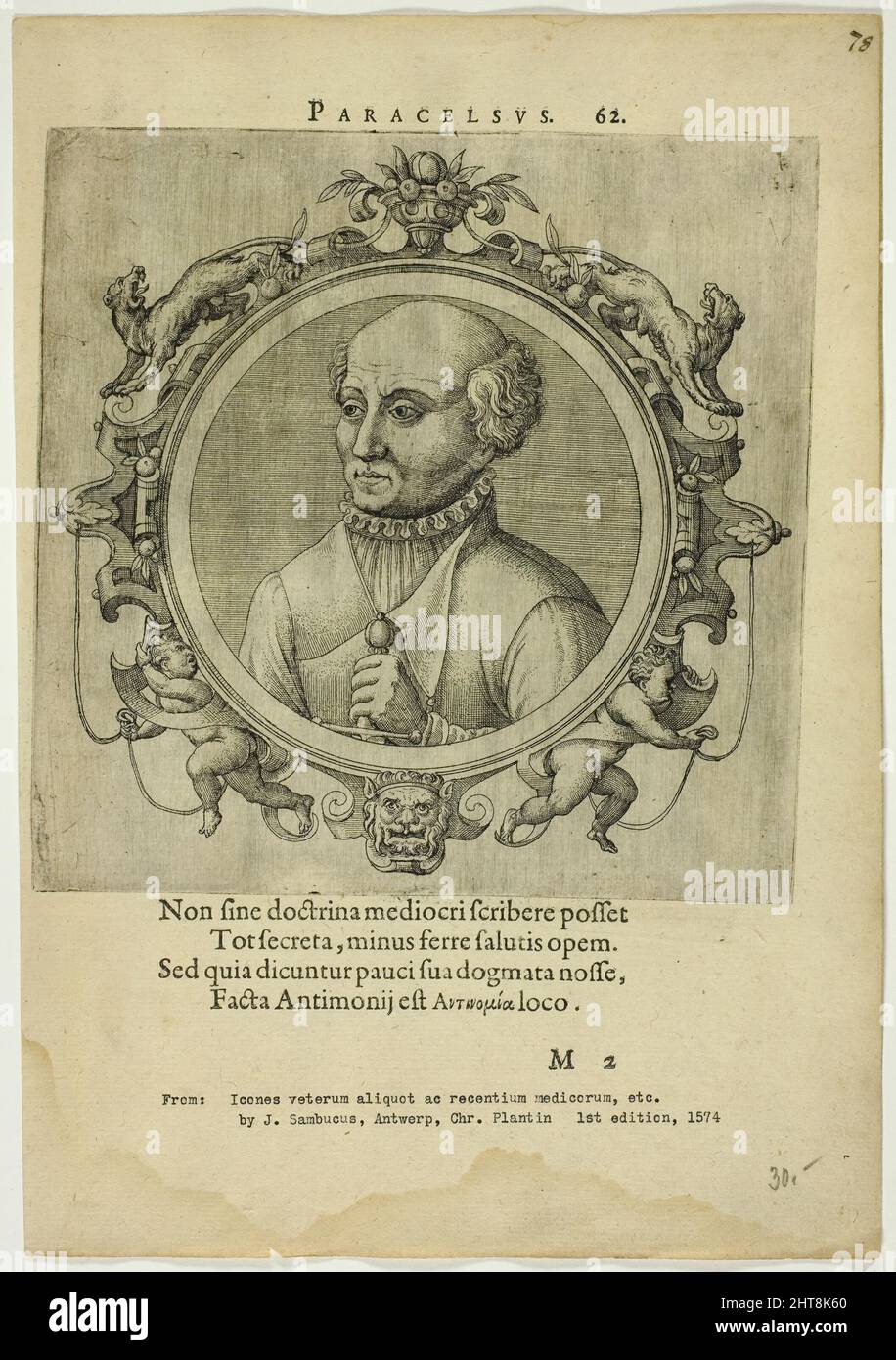Paracelsus portrait hi-res stock photography and images - Alamy