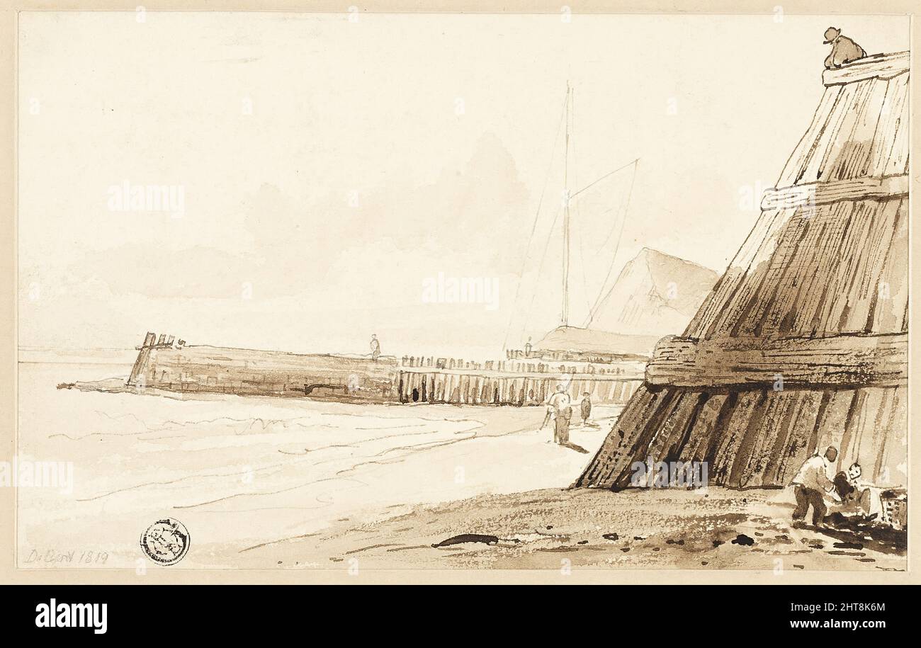 Stockade along Shore, n.d Stock Photo - Alamy