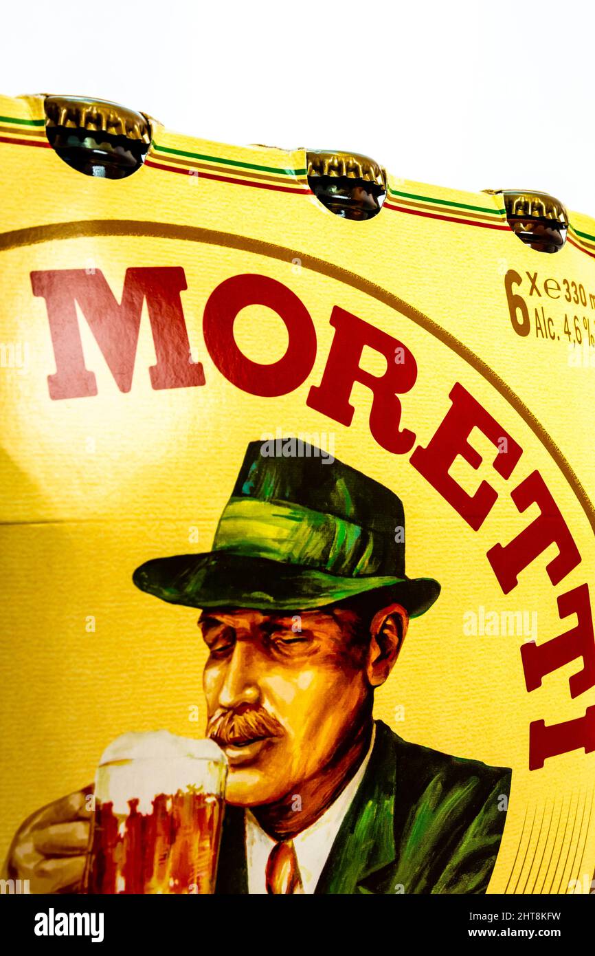 Birra moretti italian beer hi-res stock photography and images - Alamy