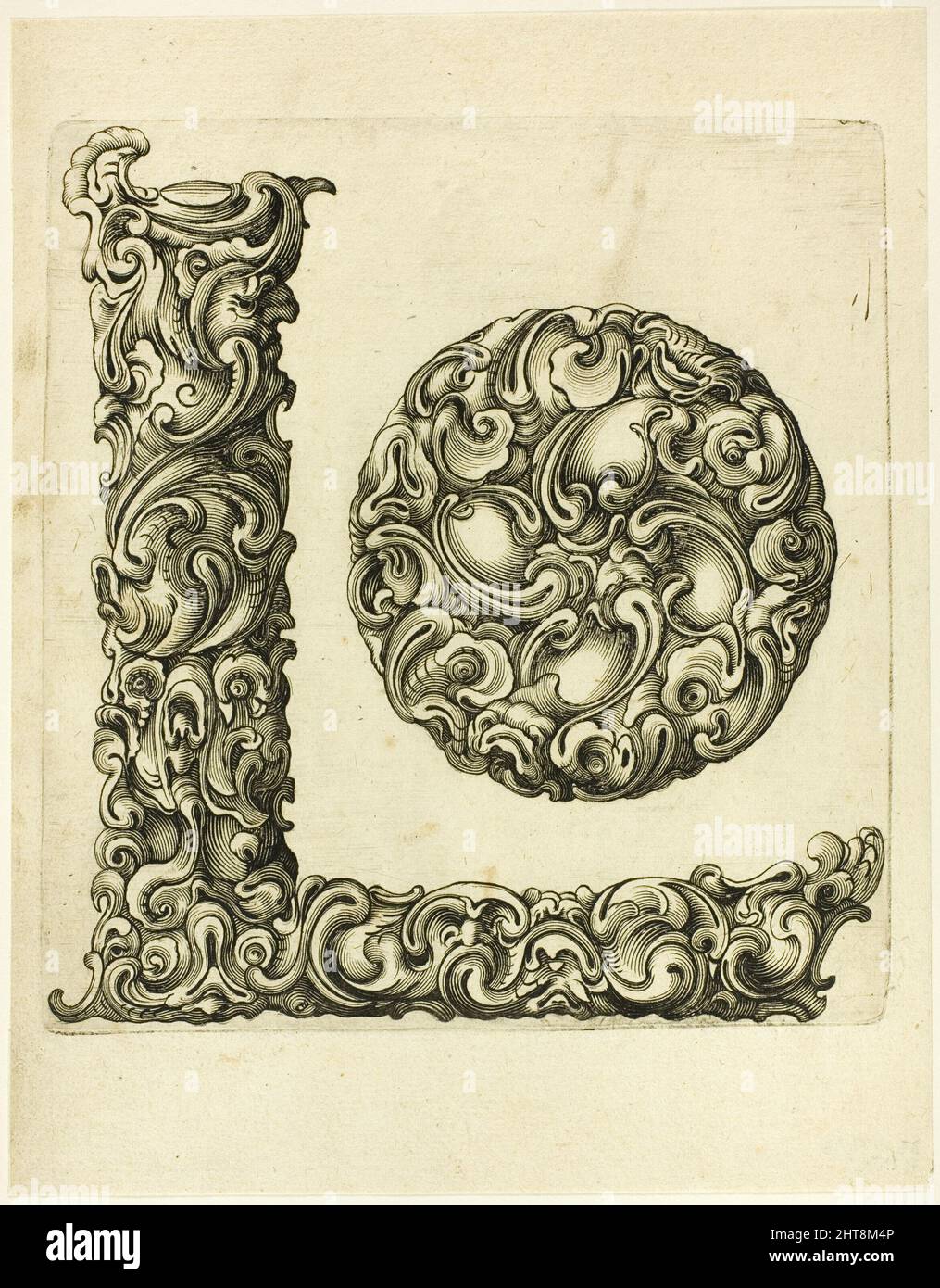 Letter L, 1630 Stock Photo - Alamy