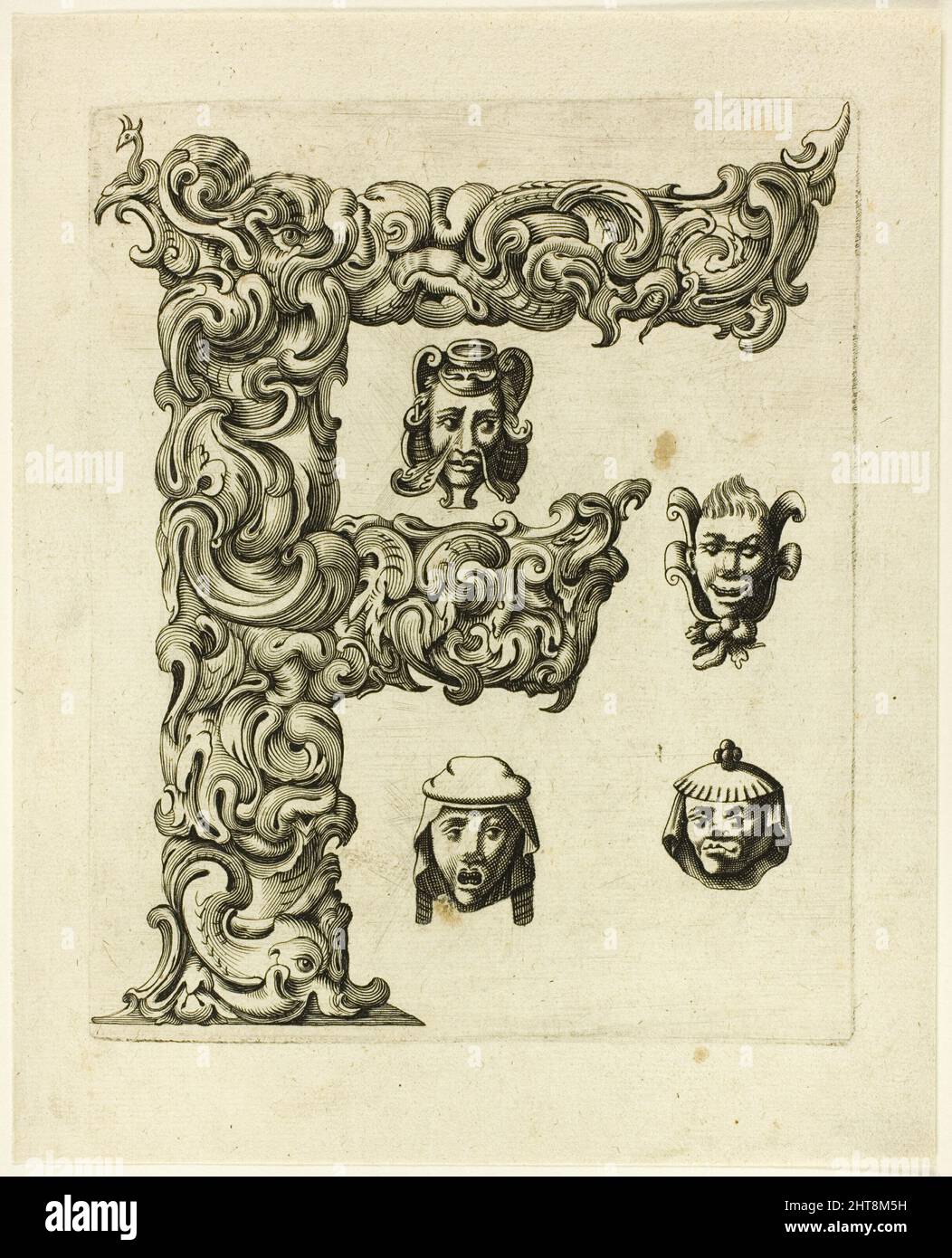 Ornamental letter f hi-res stock photography and images - Alamy