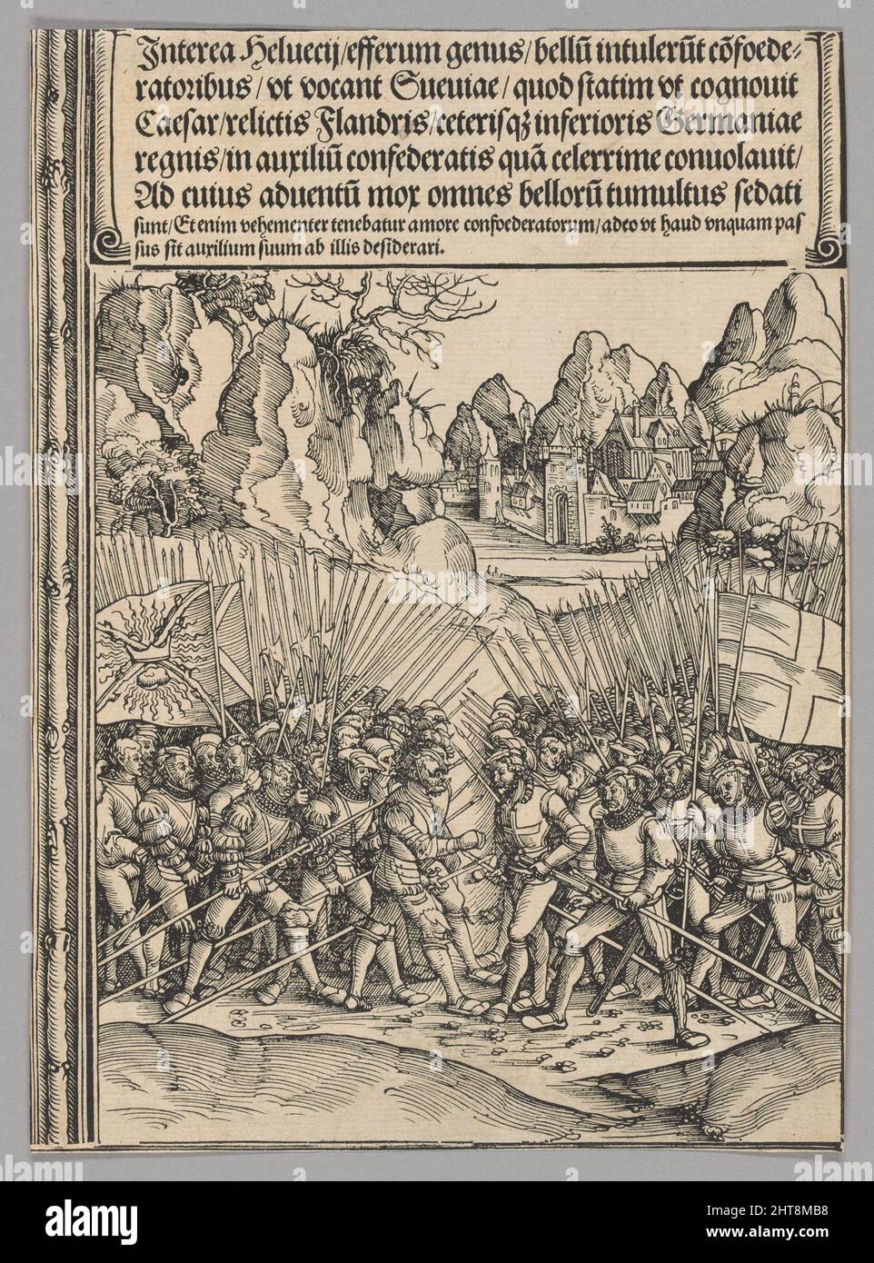 Swiss War, plate 16 from Historical Scenes from the Life of Emperor ...