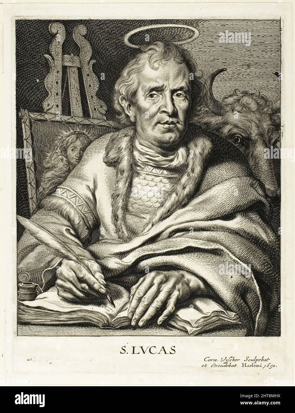 St luke the evangelist writing hi-res stock photography and images - Alamy