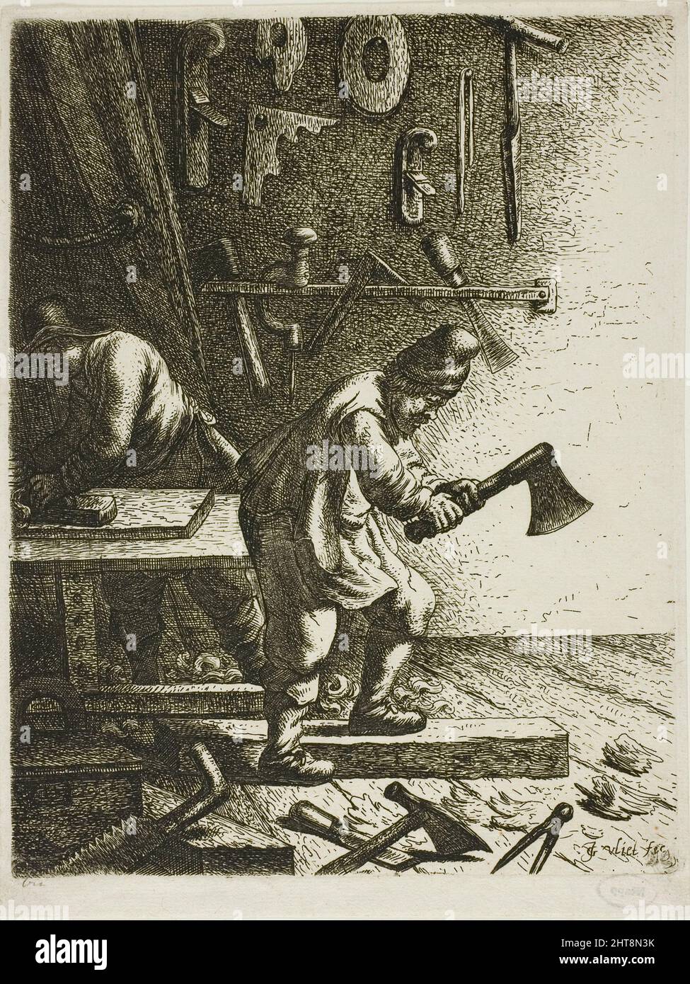 The Carpenter, c. 1635 Stock Photo - Alamy