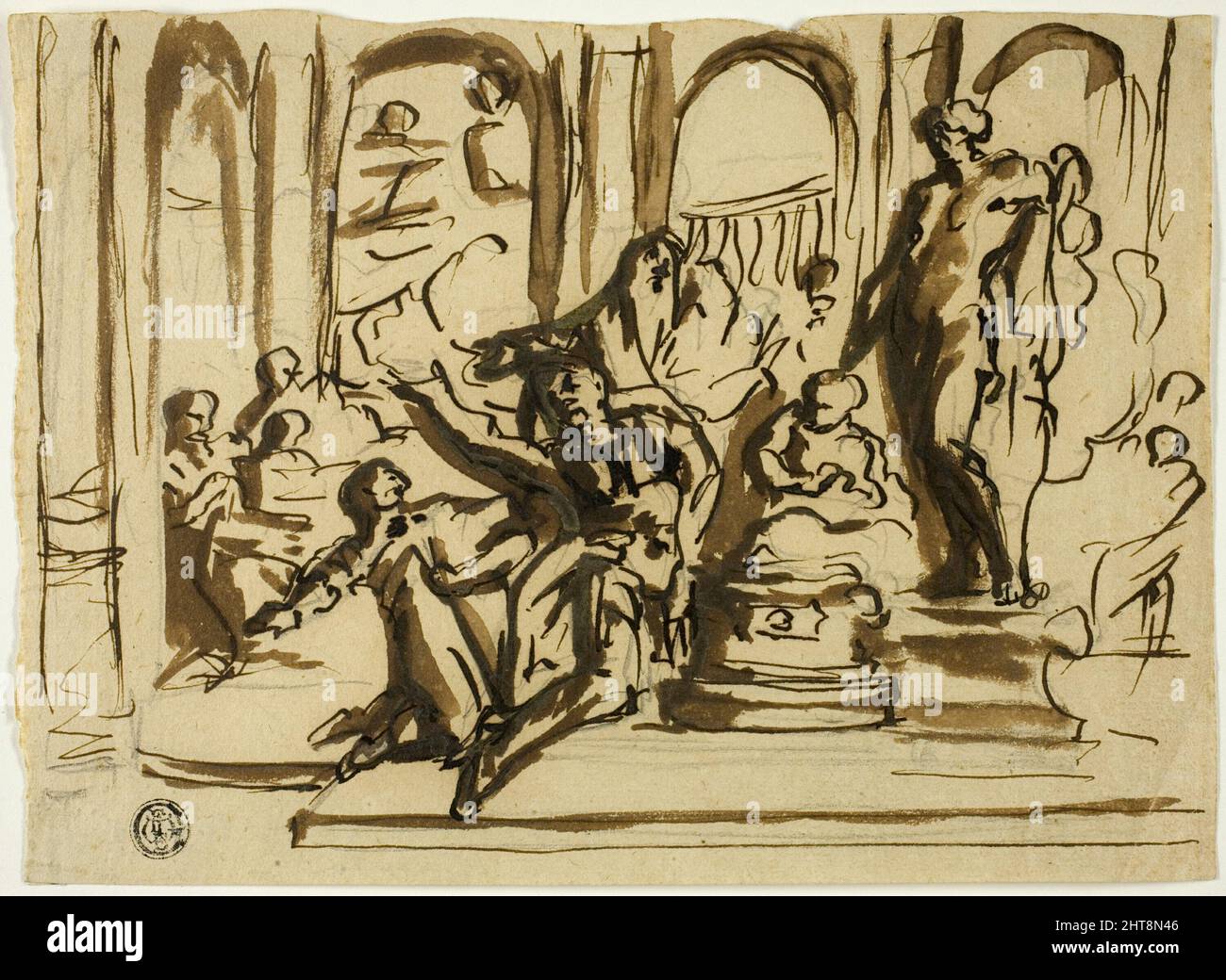 Sacrificial Scene, n.d Stock Photo - Alamy