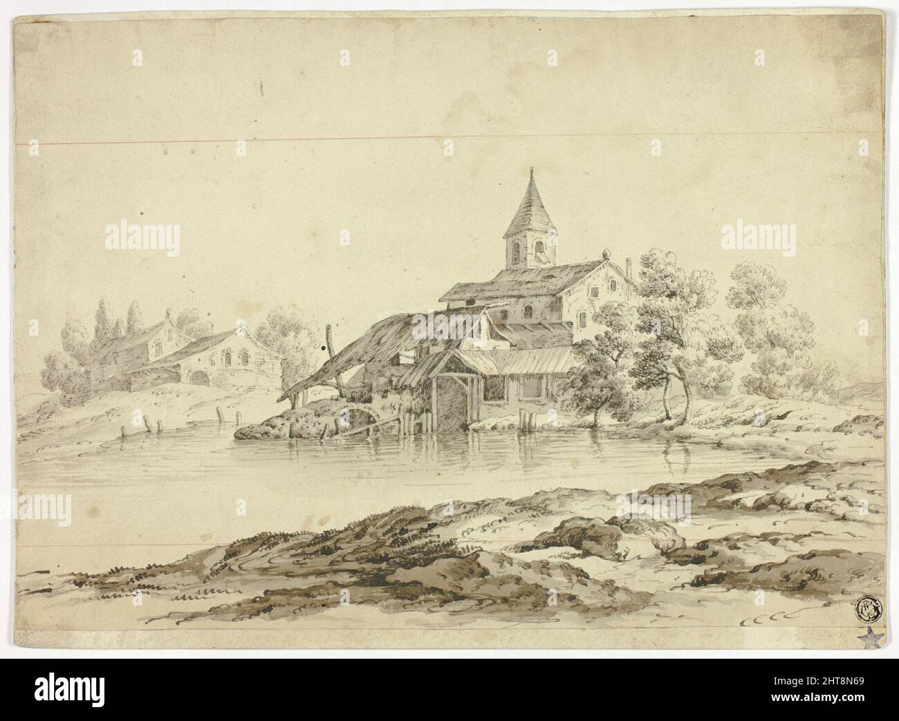 17th century watermill hi-res stock photography and images - Alamy