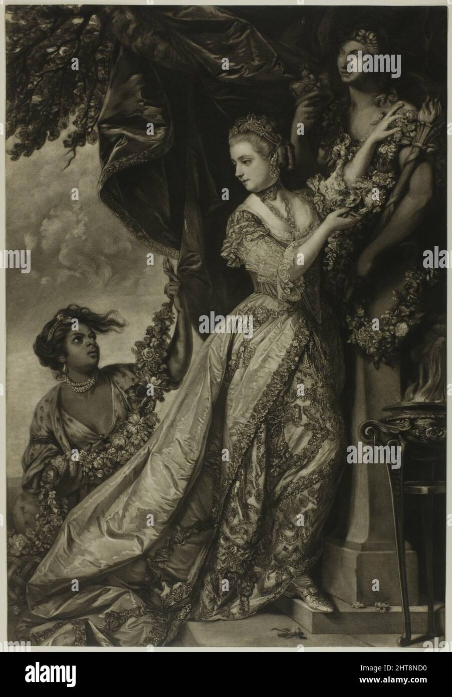 Lady Elizabeth Keppel, c. 1760 Stock Photo - Alamy