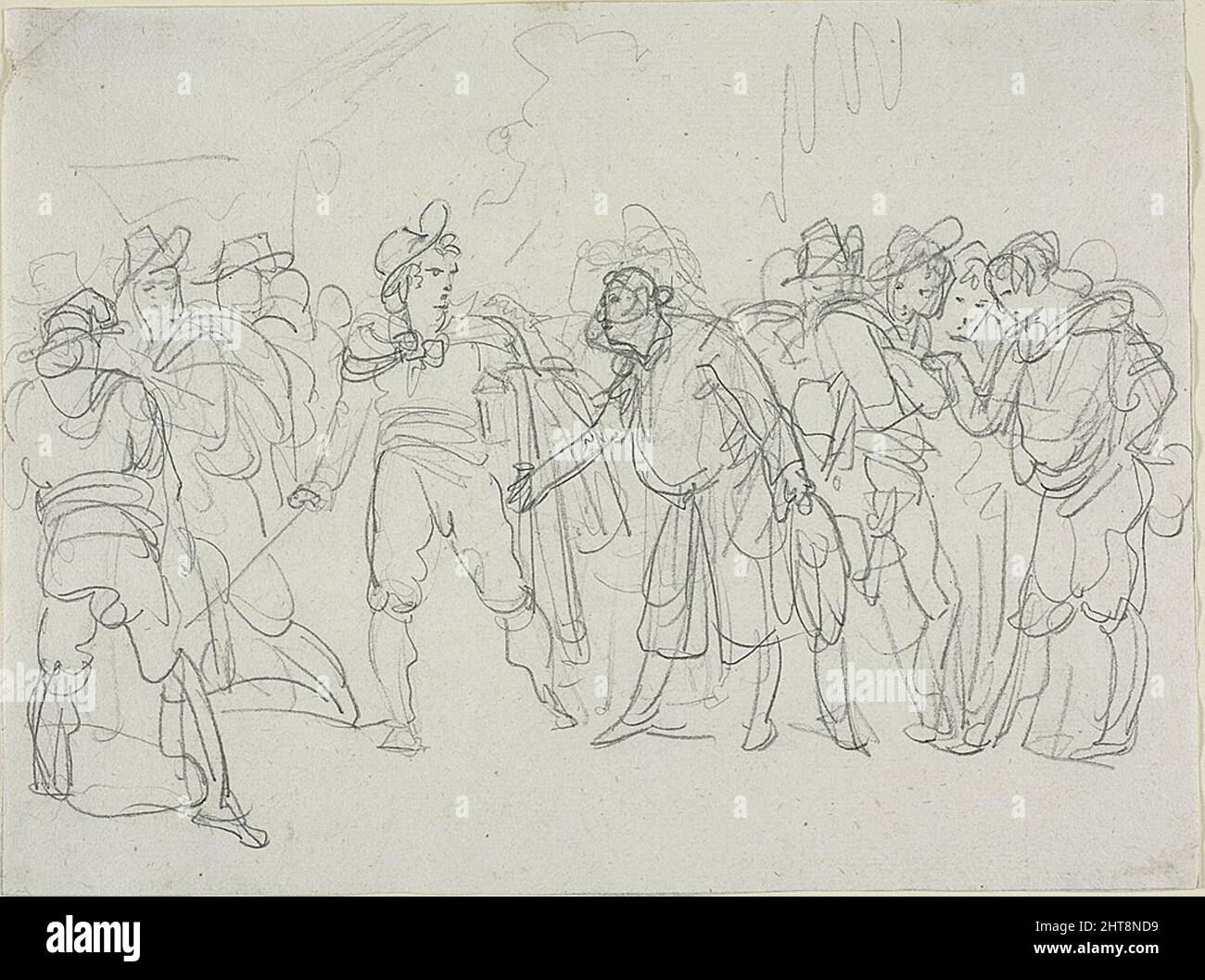 Study for Meo Patacca, c.1823 Stock Photo - Alamy