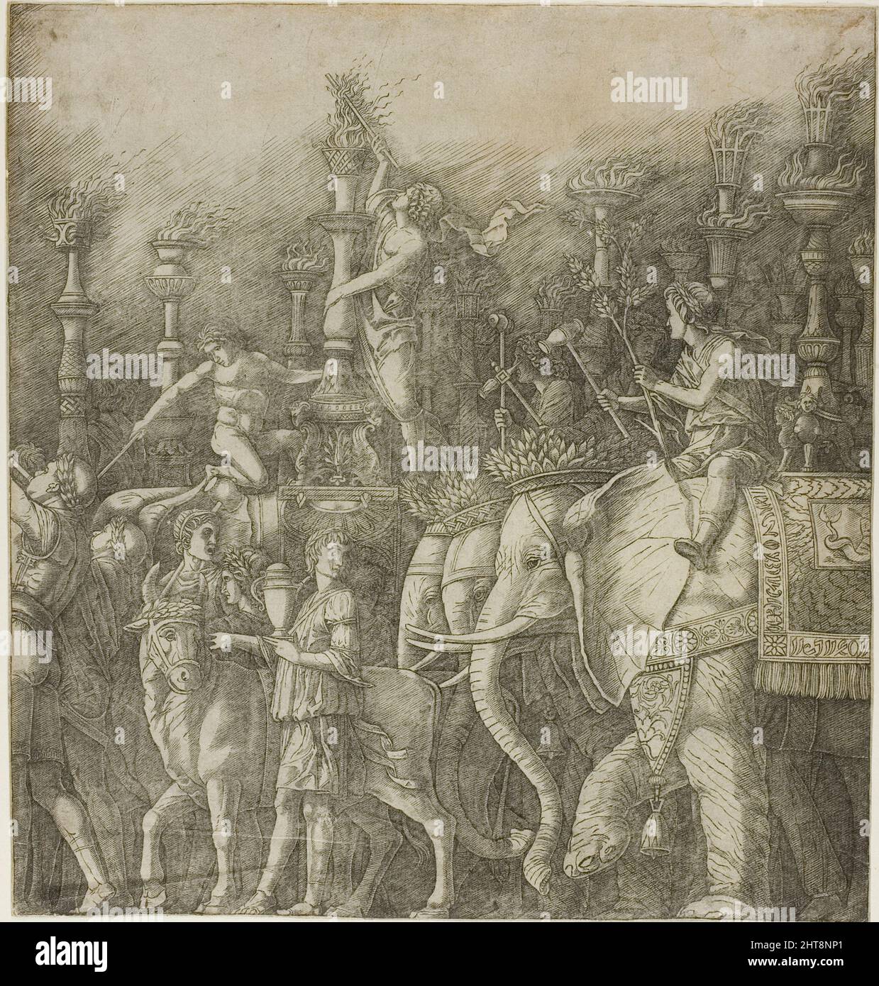 The Triumph of Julius Caesar, c.1498 Stock Photo - Alamy