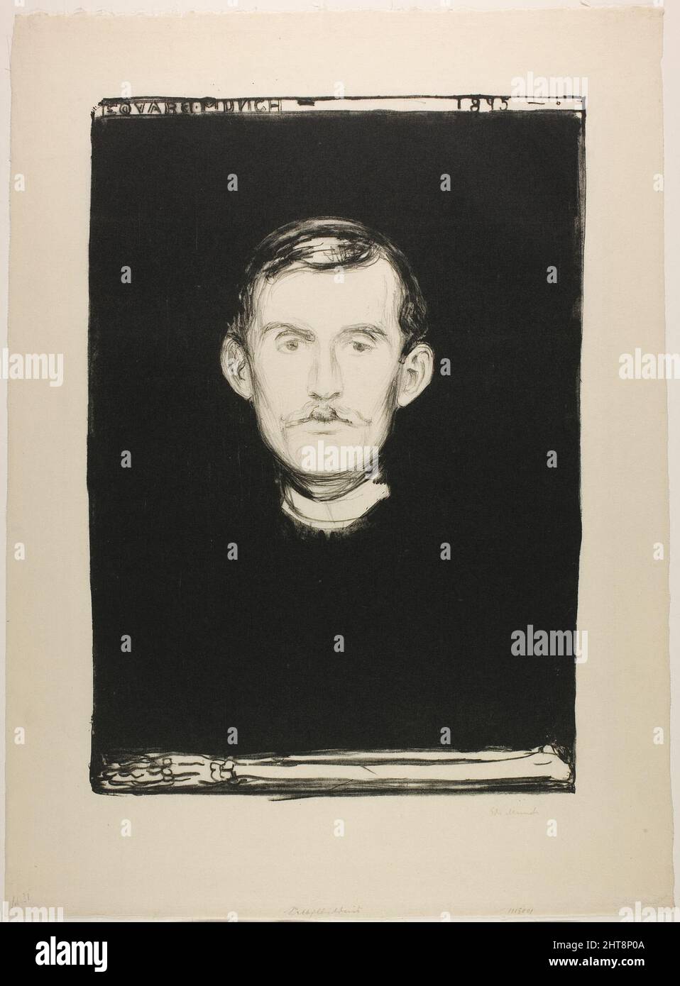 Edvard munch self portrait in hi-res stock photography and images - Alamy