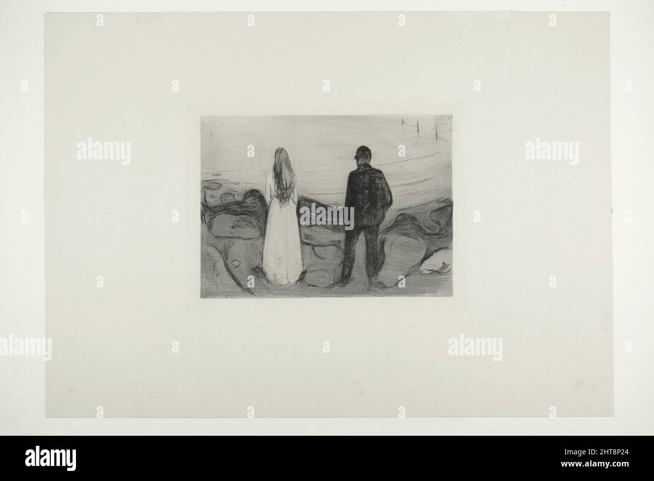 Two Human Beings. The Lonely Ones, 1894 Stock Photo - Alamy