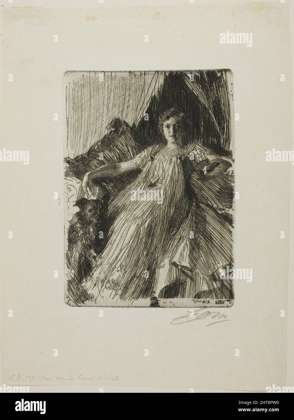 Maud Cassel (Mrs. Ashley), 1898 Stock Photo - Alamy