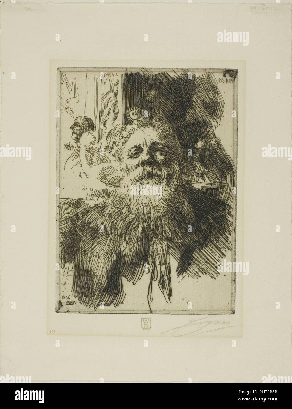 Portrait sculptor auguste rodin hi-res stock photography and images - Alamy