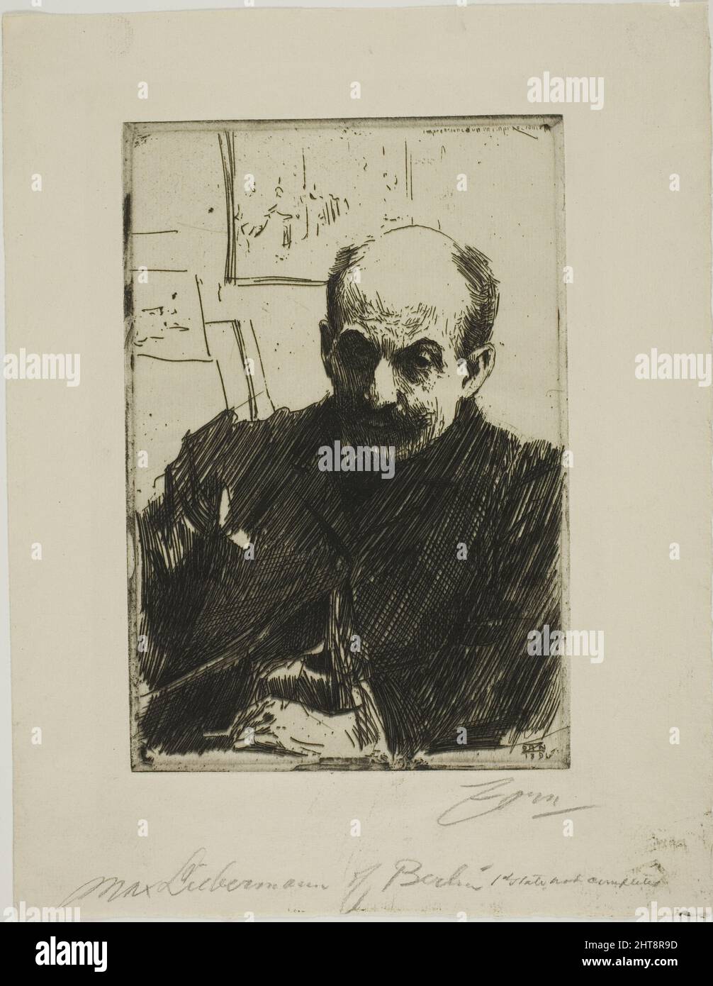 Max Liebermann, 1891 Stock Photo - Alamy