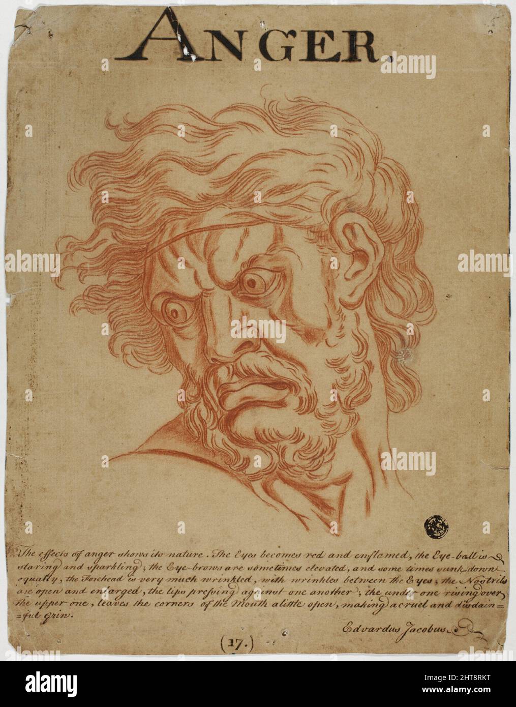 Anger, after 1698 Stock Photo - Alamy