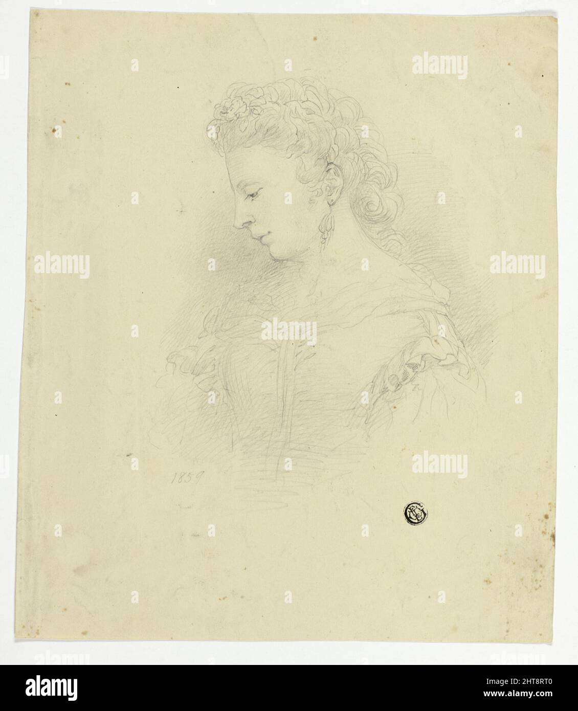 Young woman depiction hi-res stock photography and images - Alamy