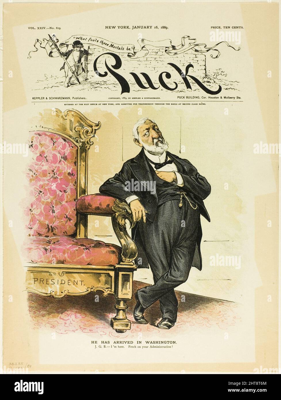 Puck magazine cartoon hi-res stock photography and images - Alamy