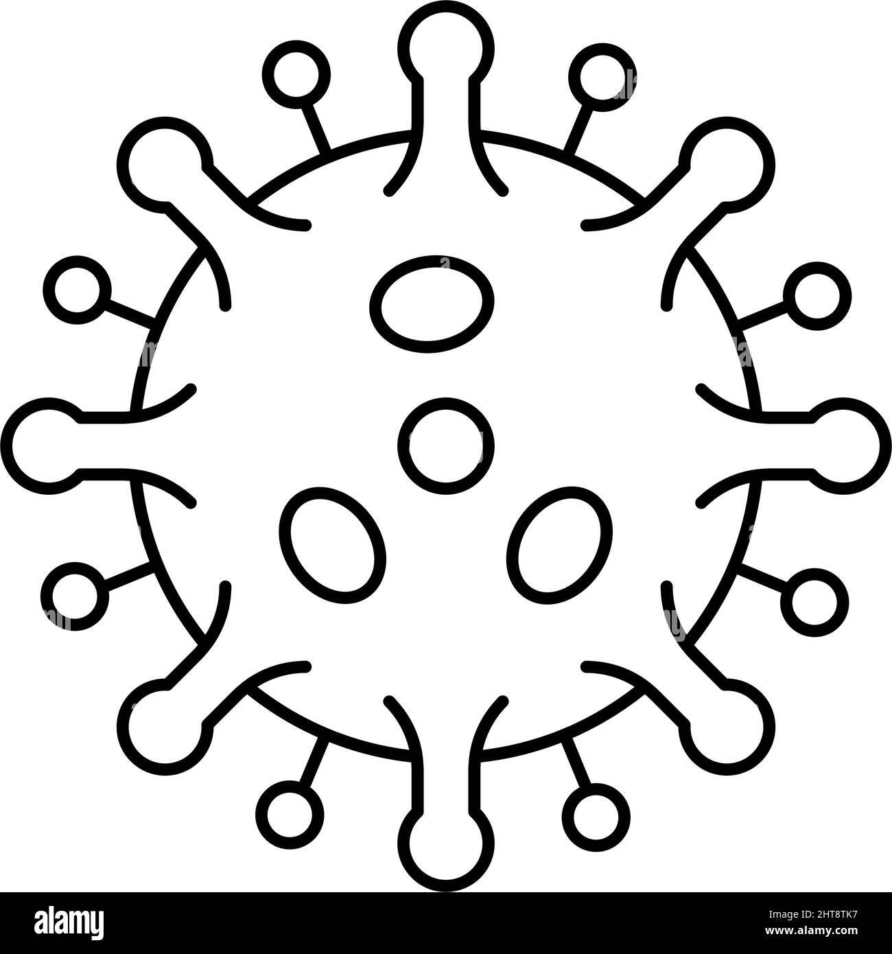 antibodies attacking virus line icon vector illustration Stock Vector ... antibodies attacking virus line icon vector illustration Stock Vector ...
