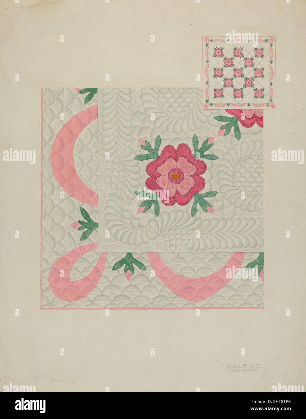 Quilt, c. 1936 Stock Photo - Alamy
