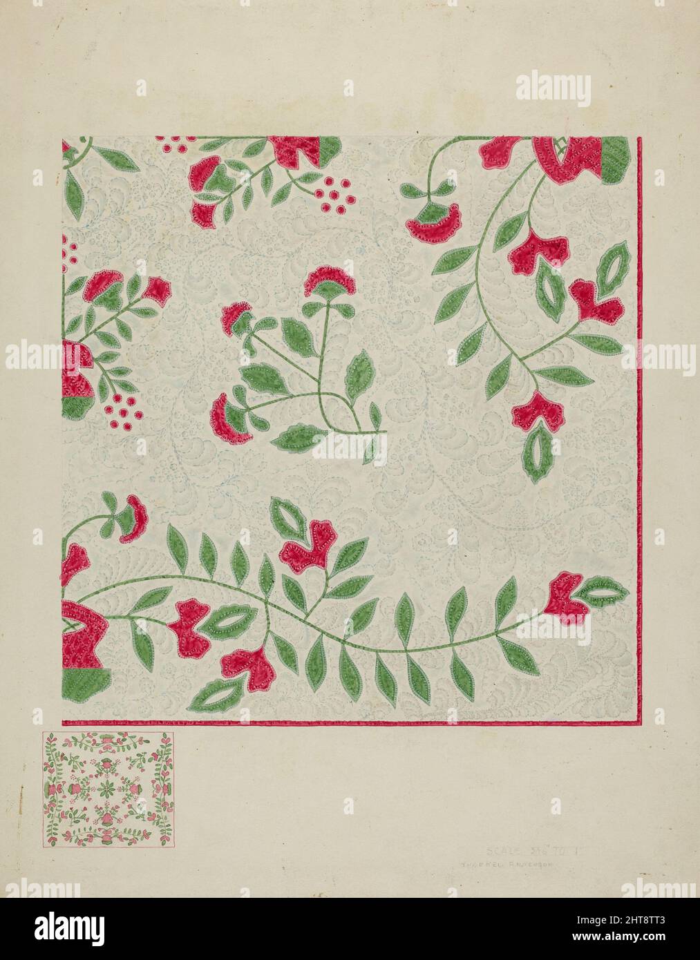 Quilt, c. 1936 Stock Photo - Alamy