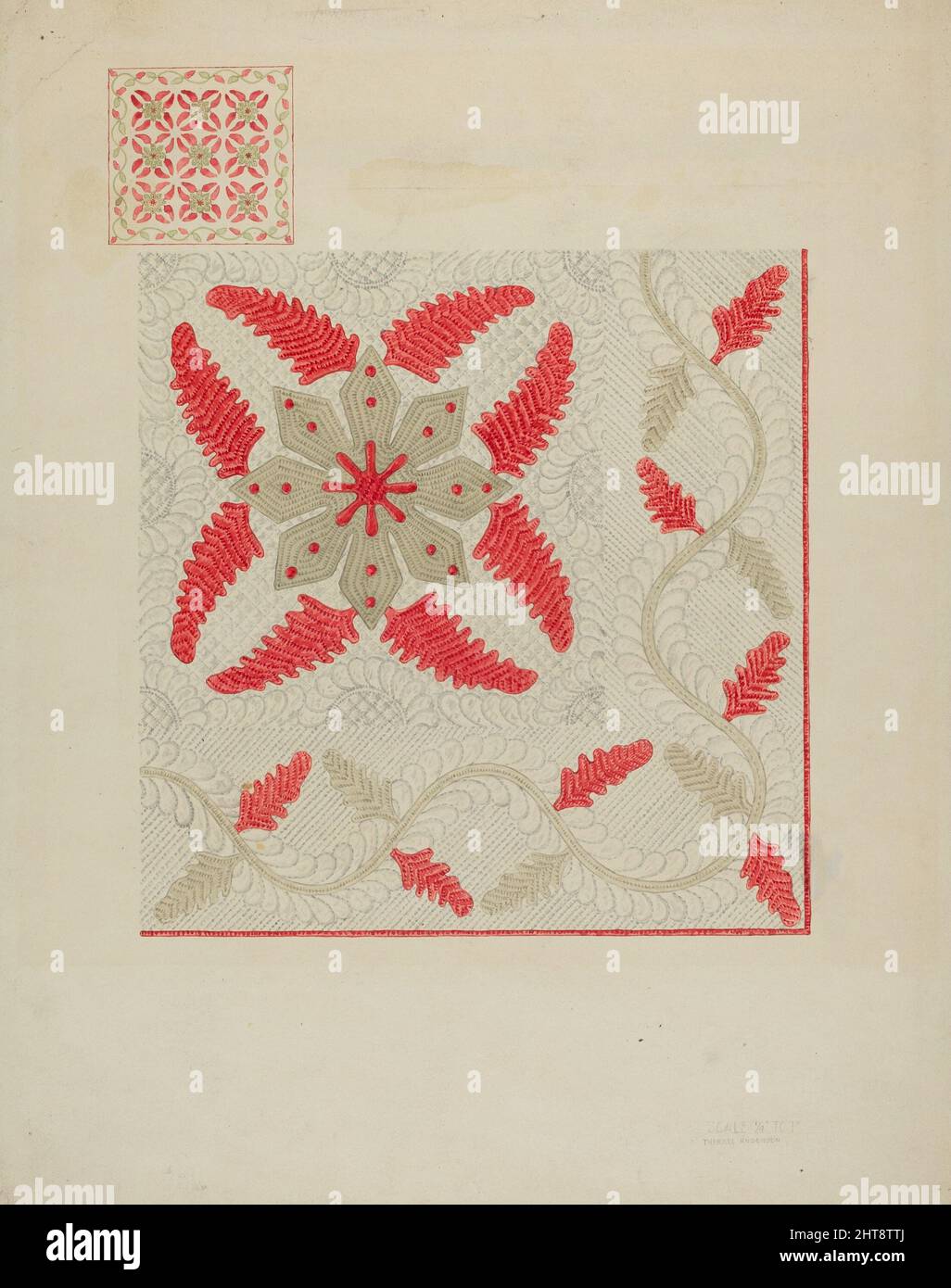 Quilt, c. 1936 Stock Photo - Alamy