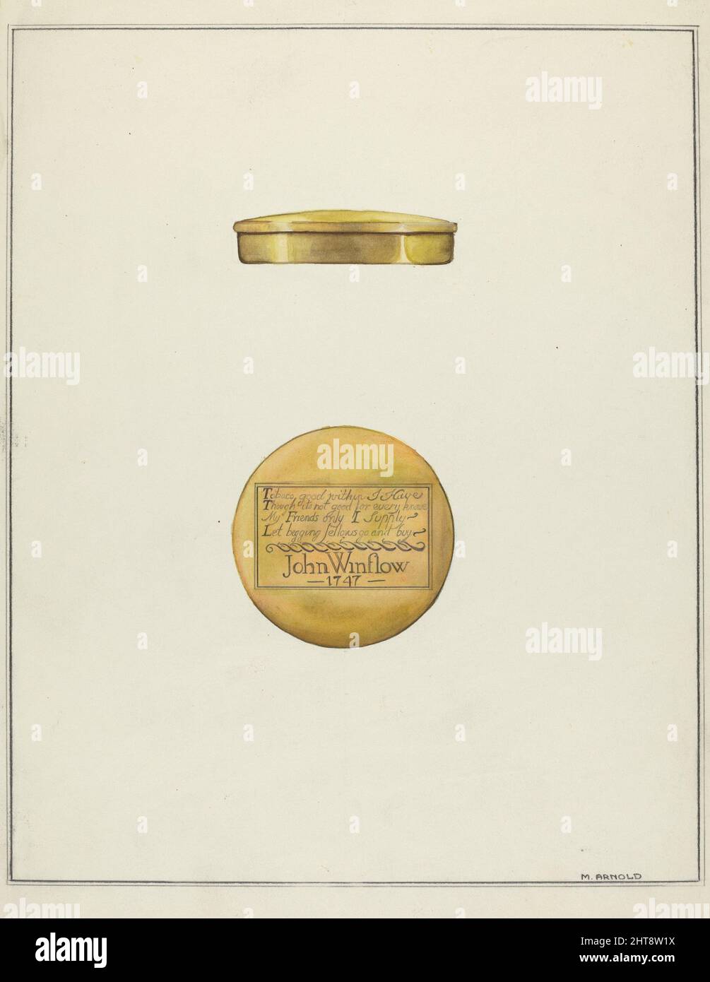 Snuff box engraving hi-res stock photography and images - Alamy