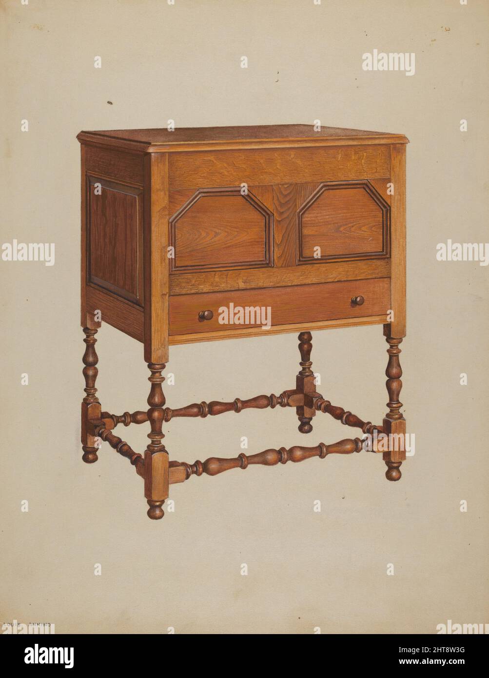 Chest on Frame, c. 1937 Stock Photo - Alamy