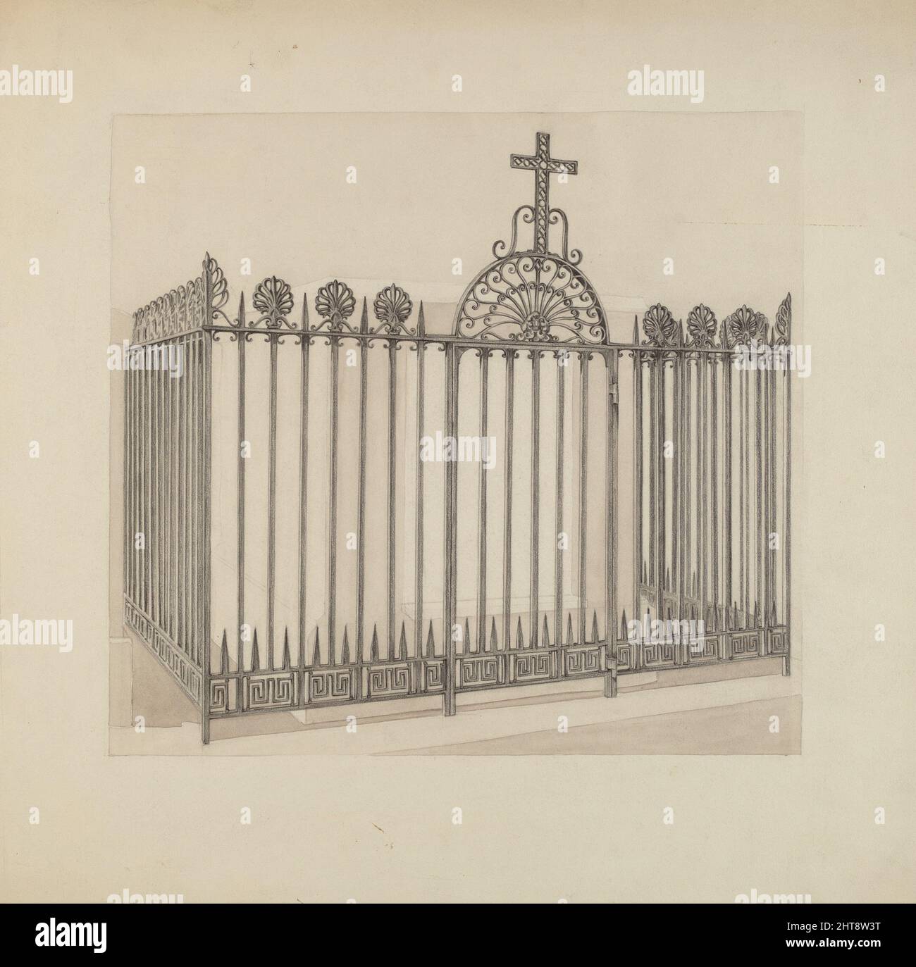 Metal gate 1930s hi-res stock photography and images - Alamy