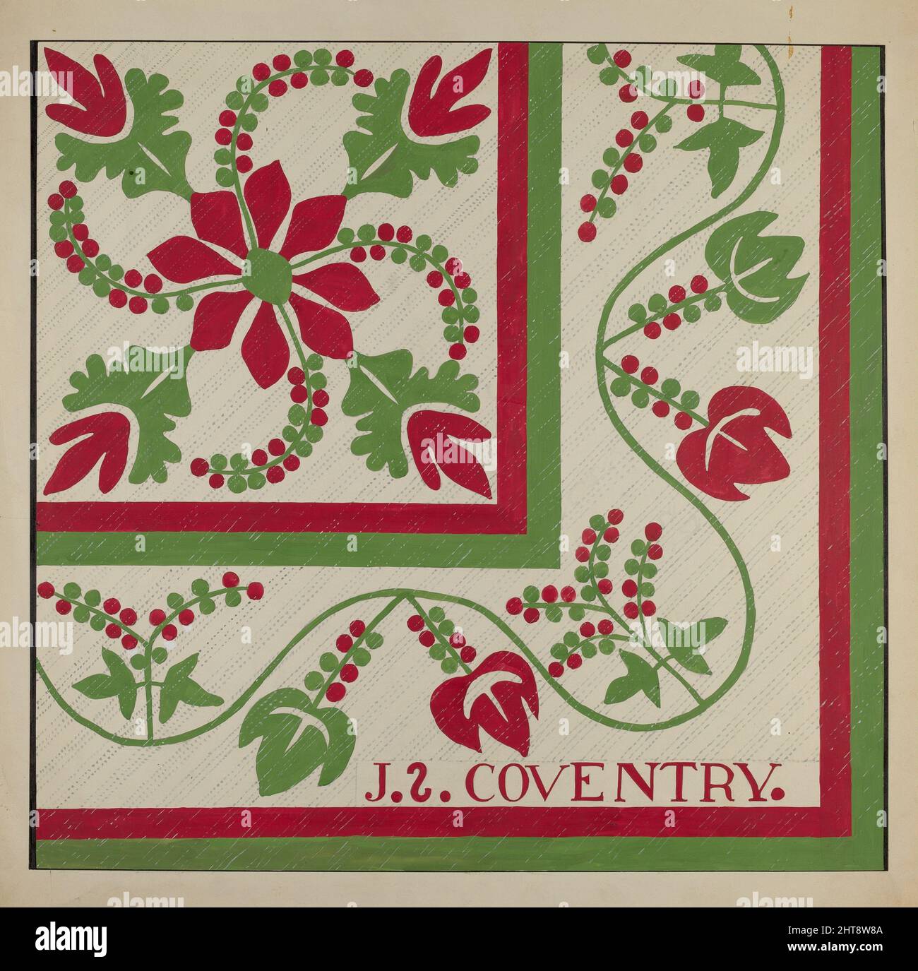 Quilt, c. 1936 Stock Photo - Alamy