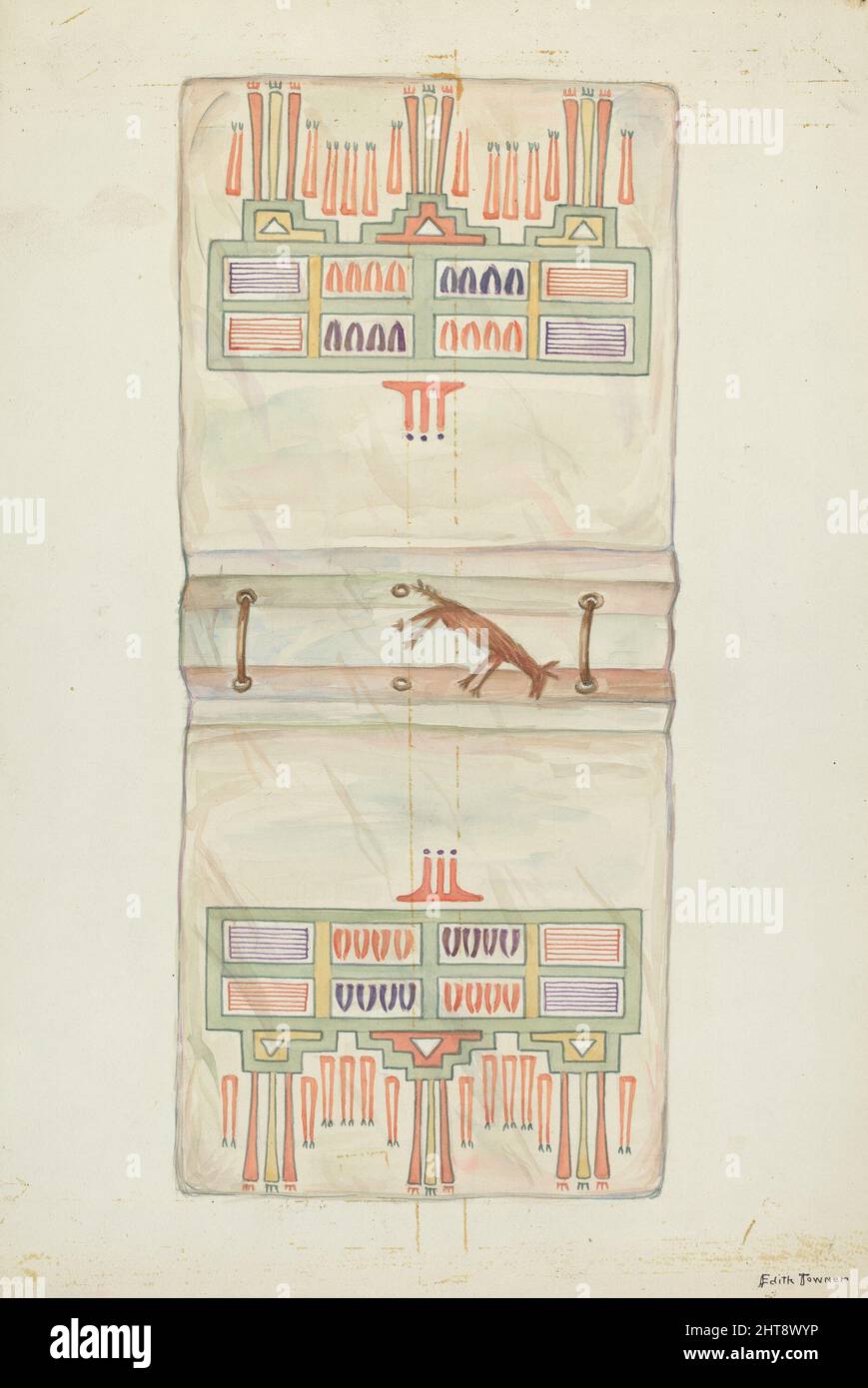 Parchment Book Cover, 1935/1942 Stock Photo - Alamy