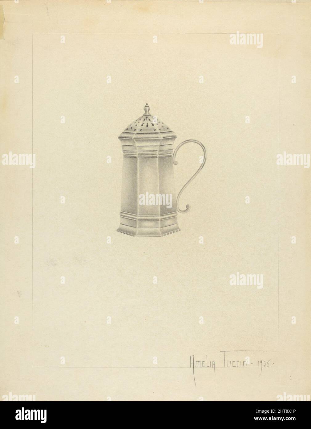 Silver caster hi-res stock photography and images - Alamy