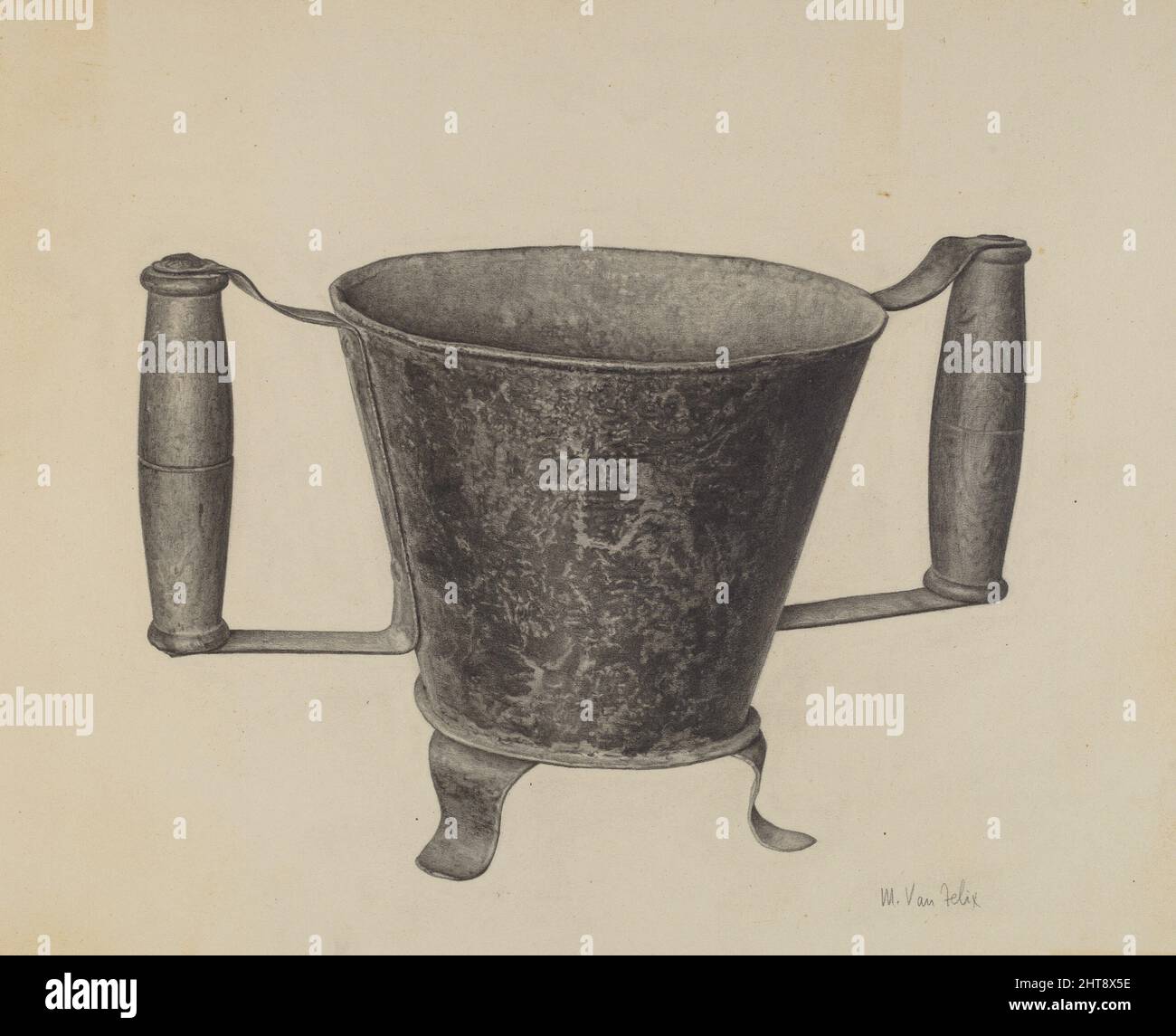 Ember Carrier, c. 1940 Stock Photo - Alamy