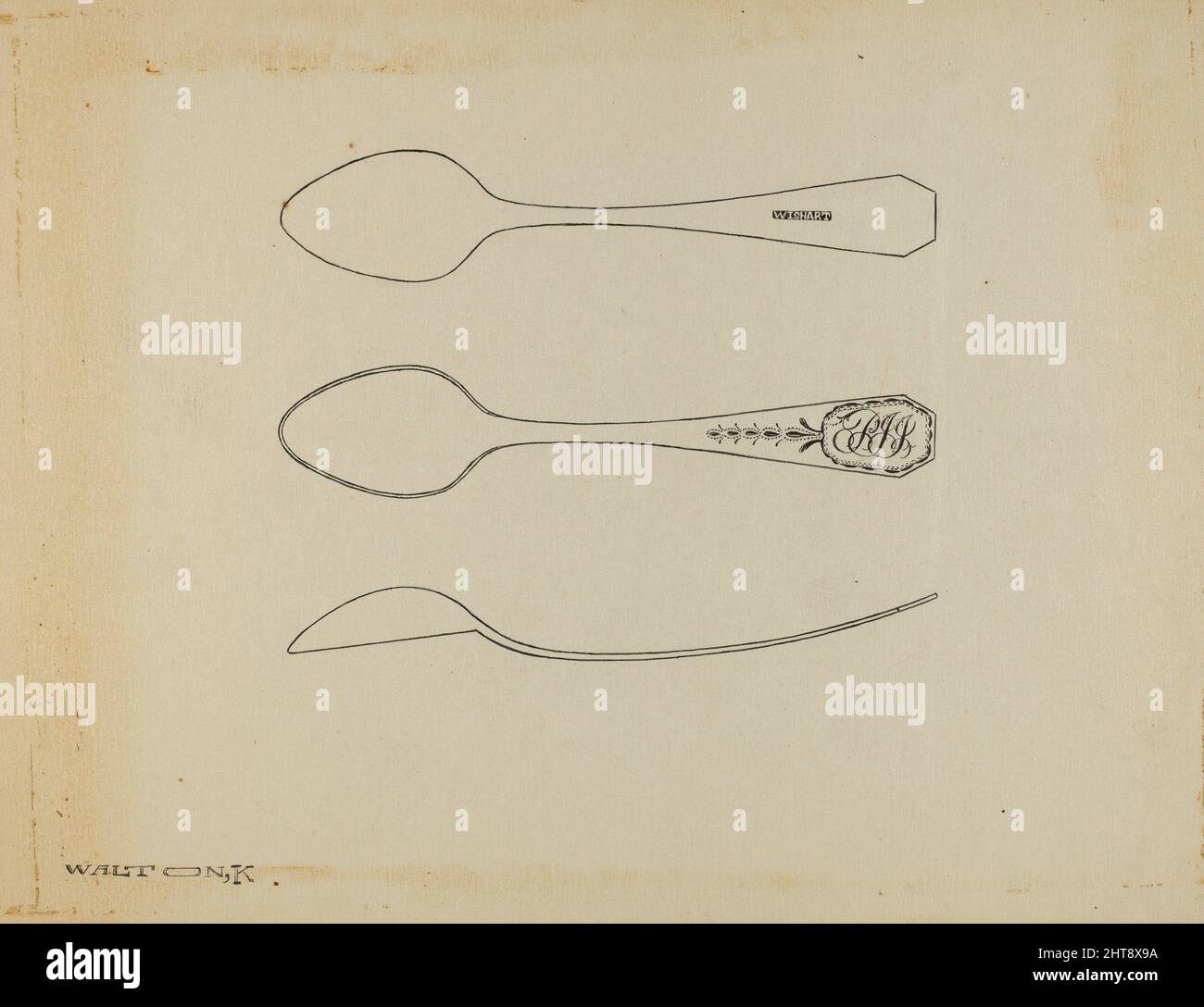 Silver Spoon, c. 1938 Stock Photo - Alamy