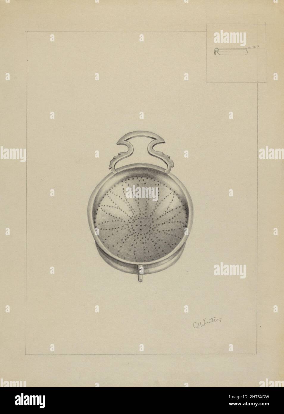 Punch strainer hi-res stock photography and images - Alamy