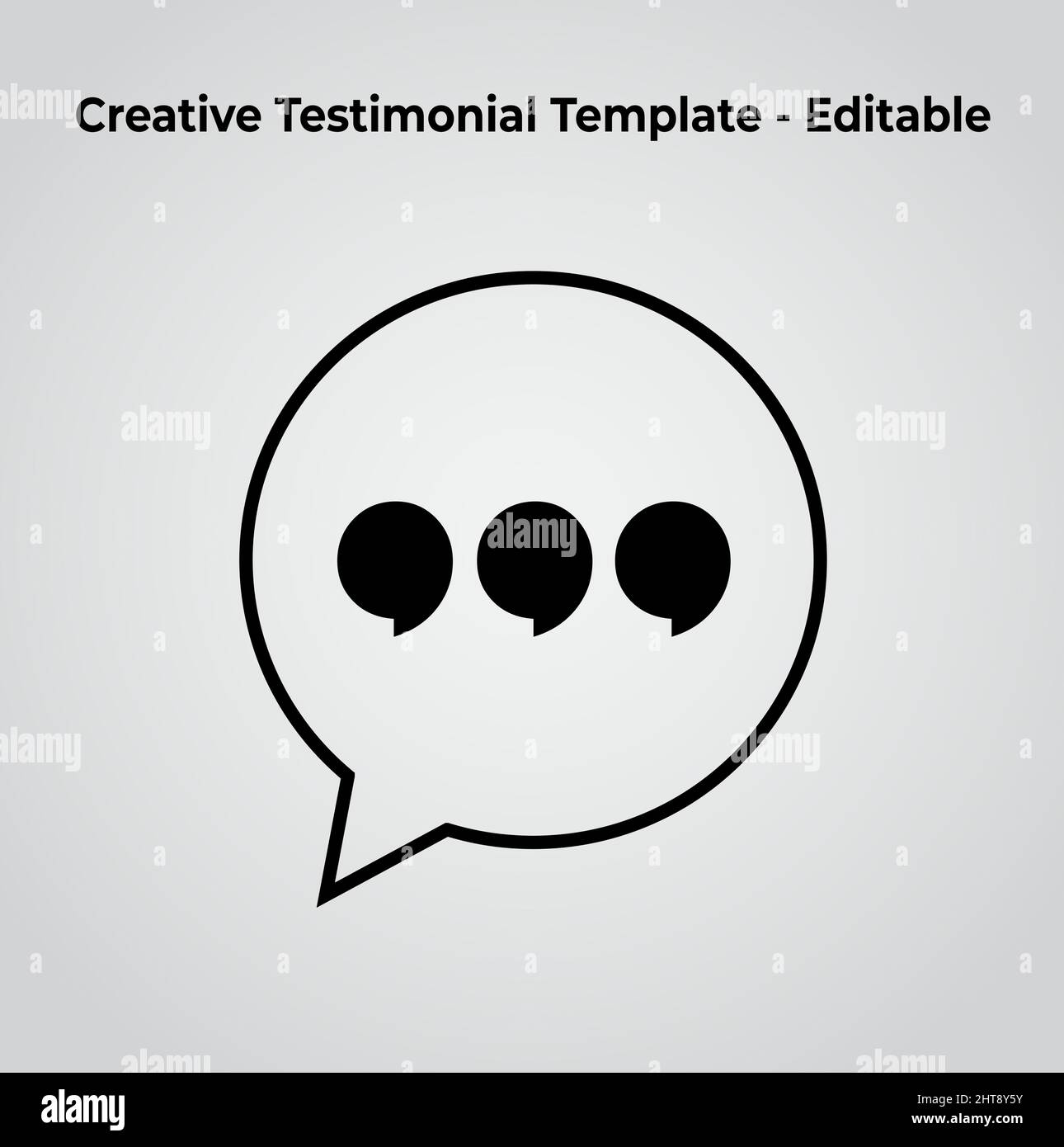 Business testimonial template Black and White Stock Photos & Images - Alamy