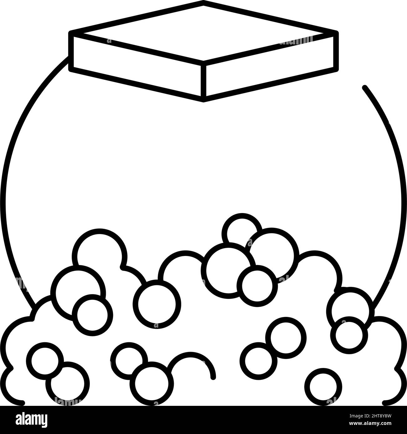 plastic industrial production line icon vector illustration Stock ...