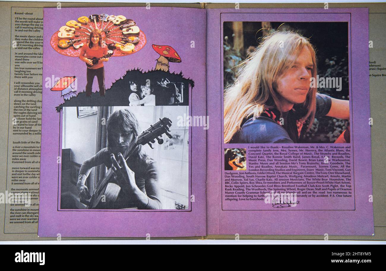 Yes band 1970s hi-res stock photography and images - Alamy