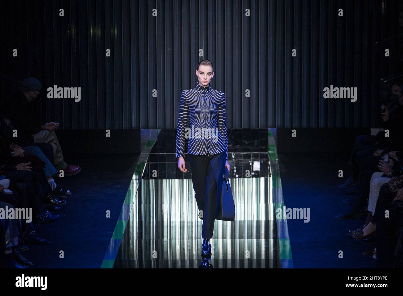 Milan Fashion Week - Women F/W 22-23 Giorgio Armani Fashion Show ...